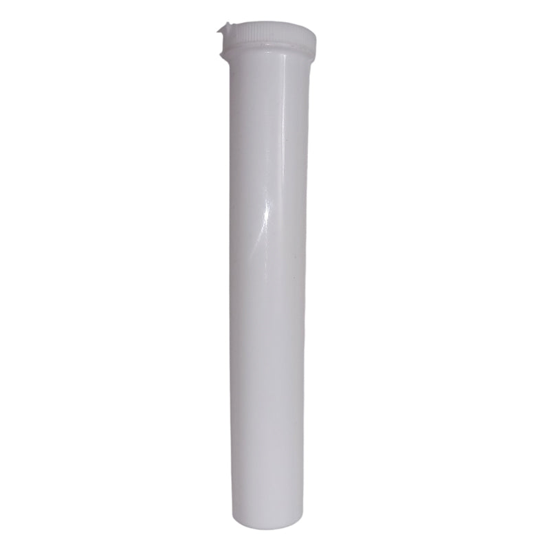White Childproof Plastic Tube 120mm / 36pc – RAM Wholesale